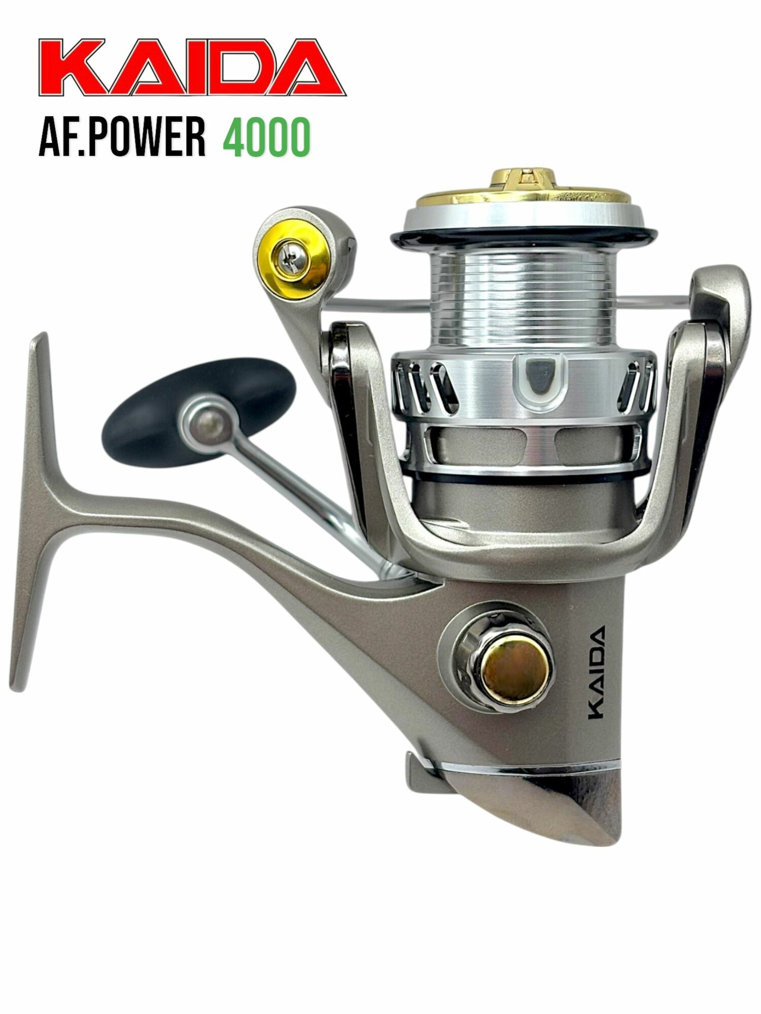 Катушка Kaida AF.POWER 4000 6+1 для рыбалки для спиннинга, удочки кайда