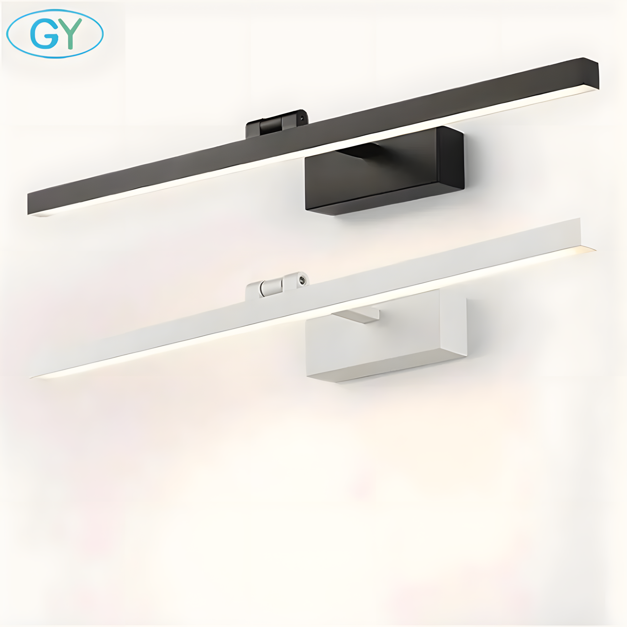 GY Настенный светодиодный светильник для зеркала, 12WL50cm Black 4000K