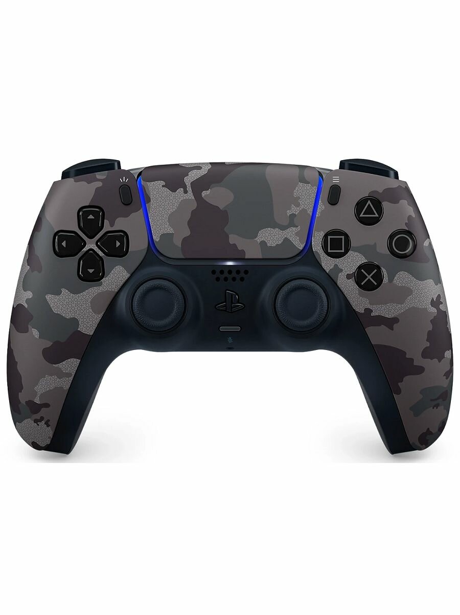 Геймпад беспроводной SONY DualSense for PlayStation 5/5 Pro, 5 revision, Gray Camo (CFI-ZCT1W Gray Camo)