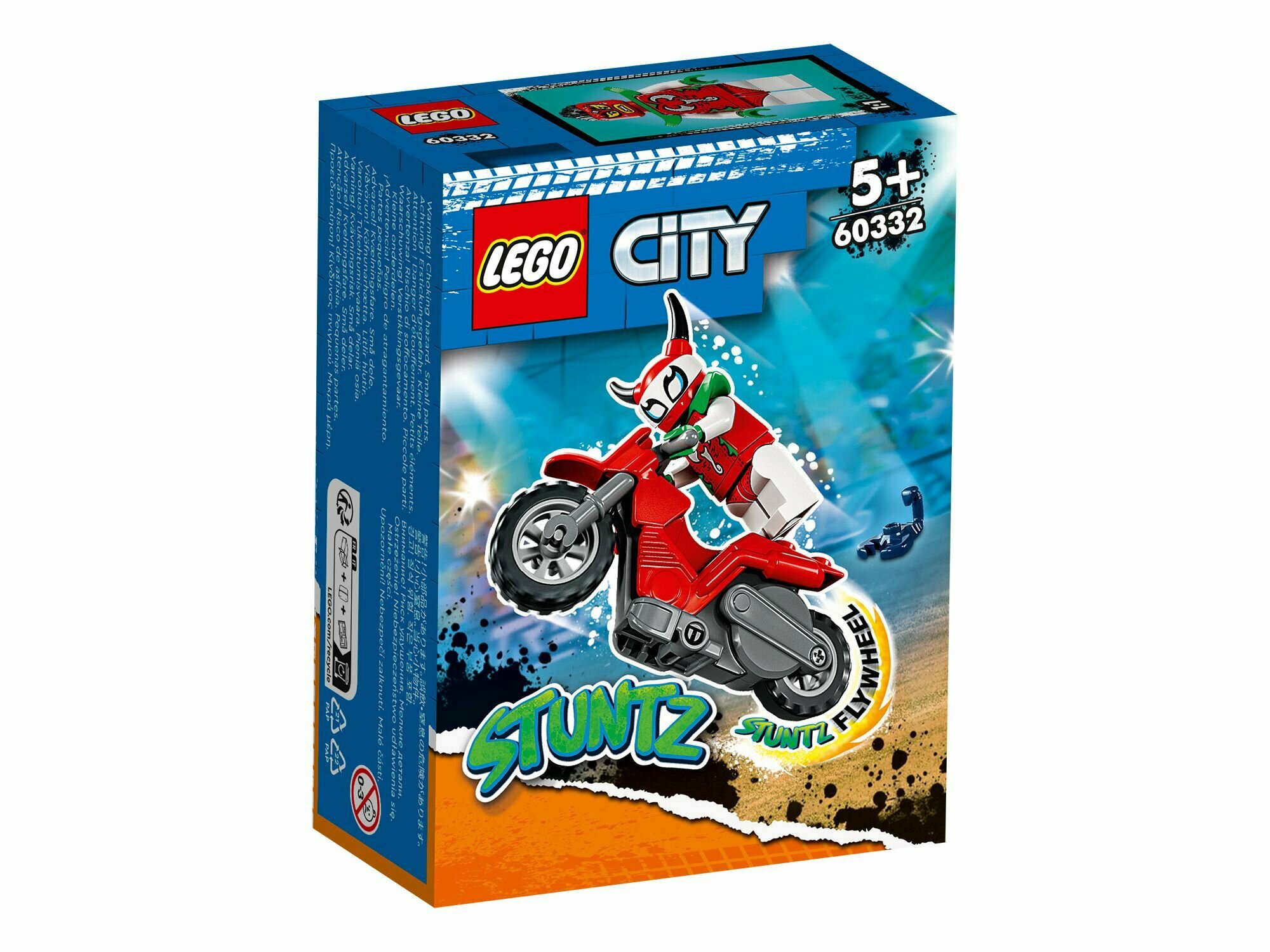 Конструктор LEGO City Stuntz 60332 Трюковой мотоцикл Безрассудного Скорпиона