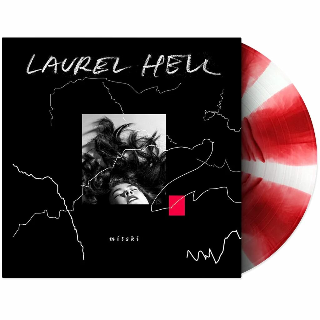Mitski - Laurel Hell (1500шт в мире Ruby and White Bloom USA Limited) Цвет: Рубиново-Белый Цветок, Виниловая Пластинка
