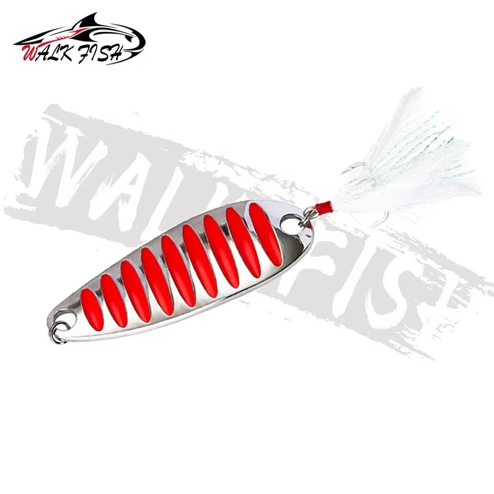 WALK FISH блесна 5г 7г 10г 15г 20г золотая, серебряная