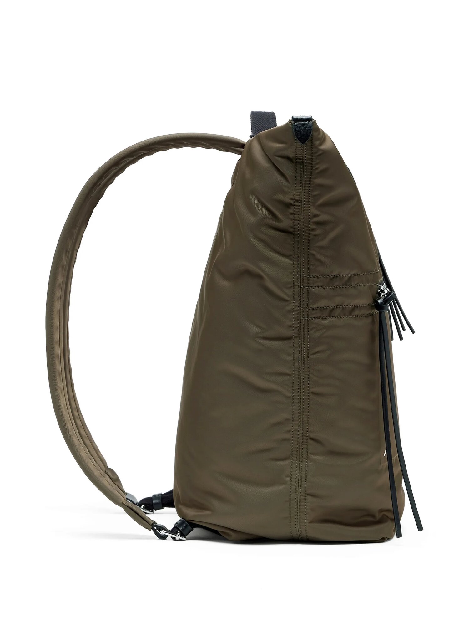 Сумка Maison Margiela Zip Line four white stitches backpack, brown — фото 1