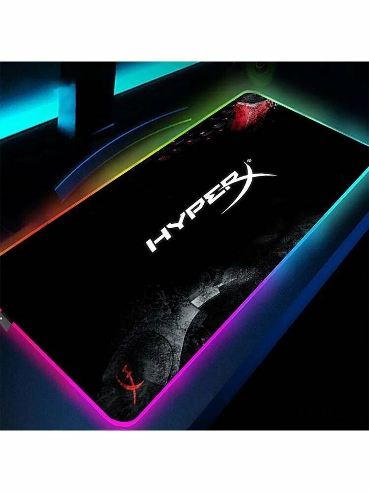HyperX Коврик для мыши, XXL, белый, серый