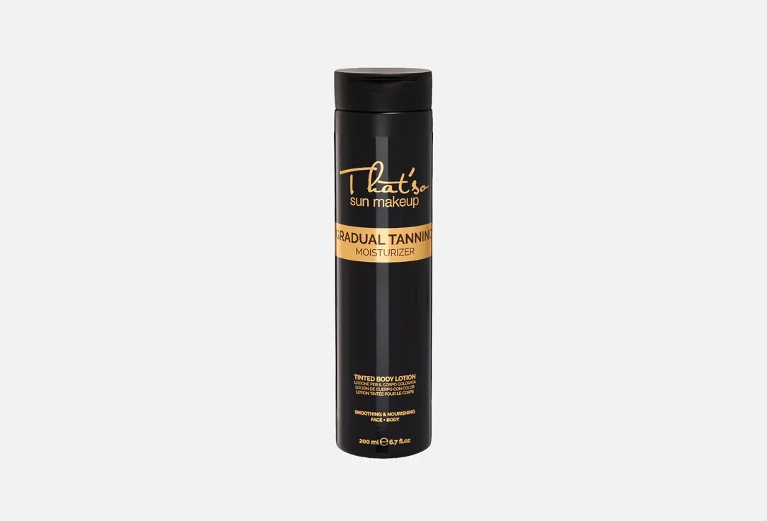 THAT’SO gradual tanning moisturizer Увлажняющий лосьон для тела 200мл