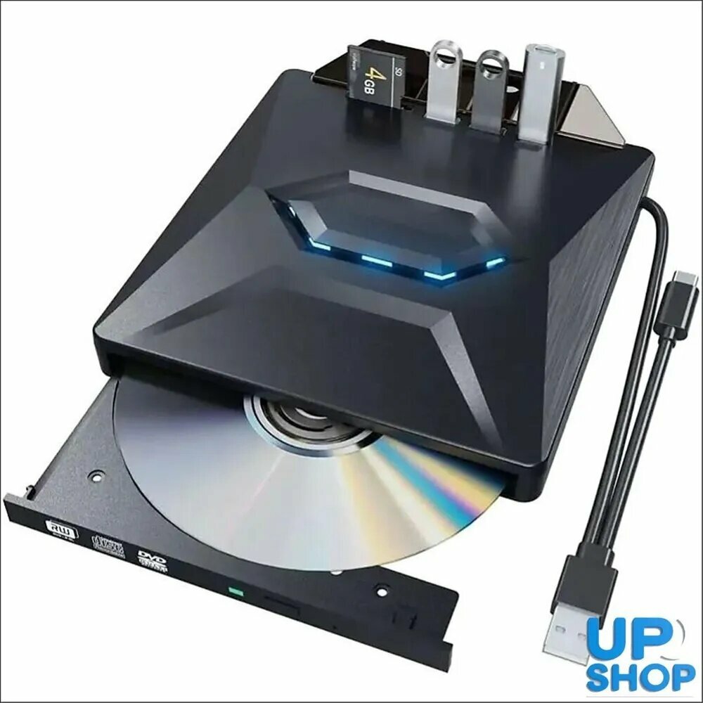 Внешний привод Blu-Ray, устройство записи/ чтения Bluray Player, 1 шт.