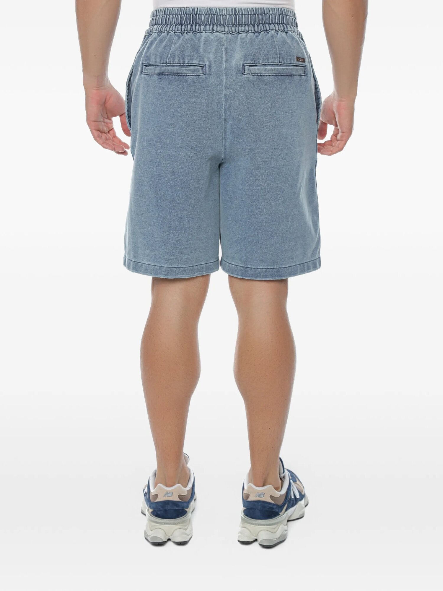 Шорты Armani Exchange Elasticated-waistband shorts, размер 2XL, blue — фото 1