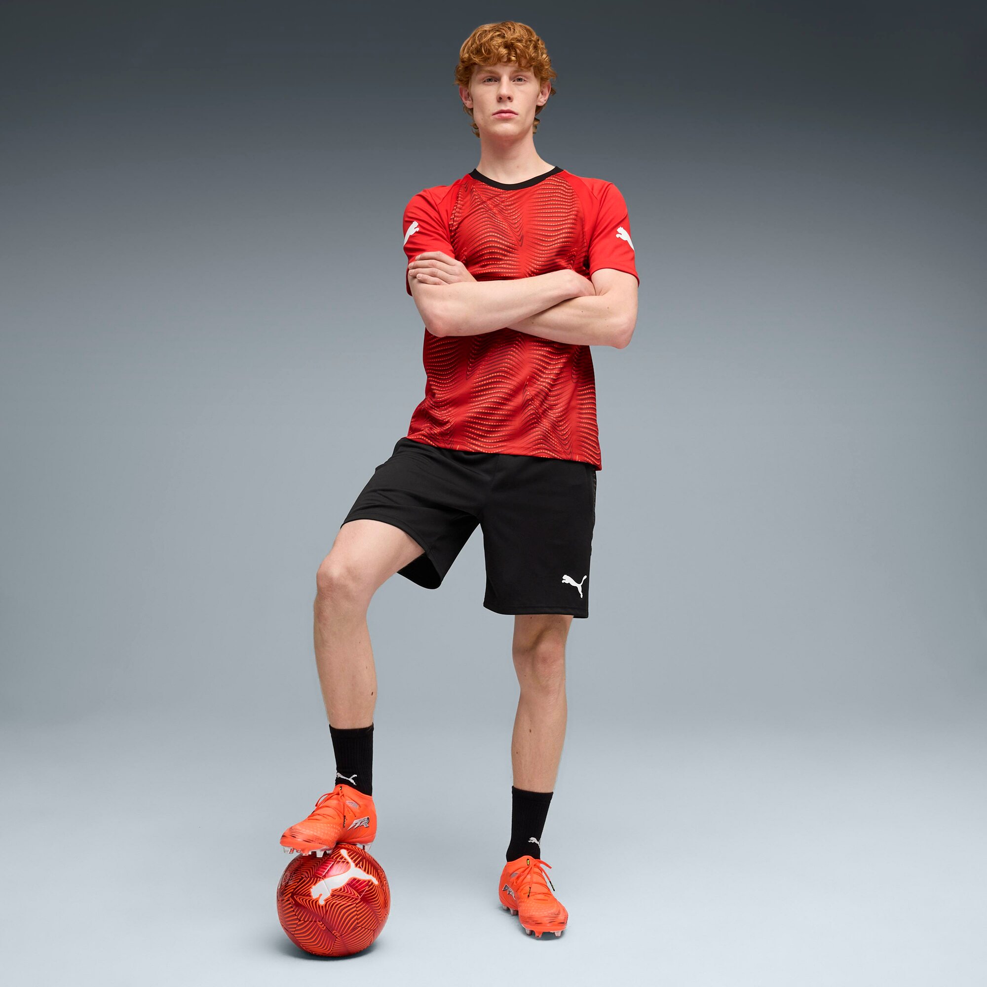Шорты PUMA individualFINAL Shorts, размер L, черный — фото 1