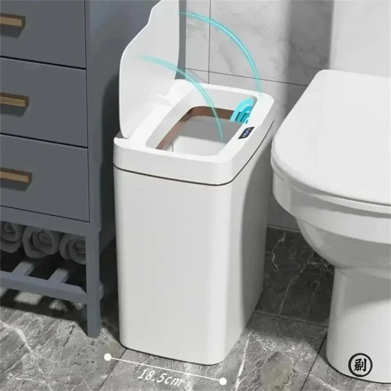 Бесщеточная урна Smart 15L, белая — фото 1