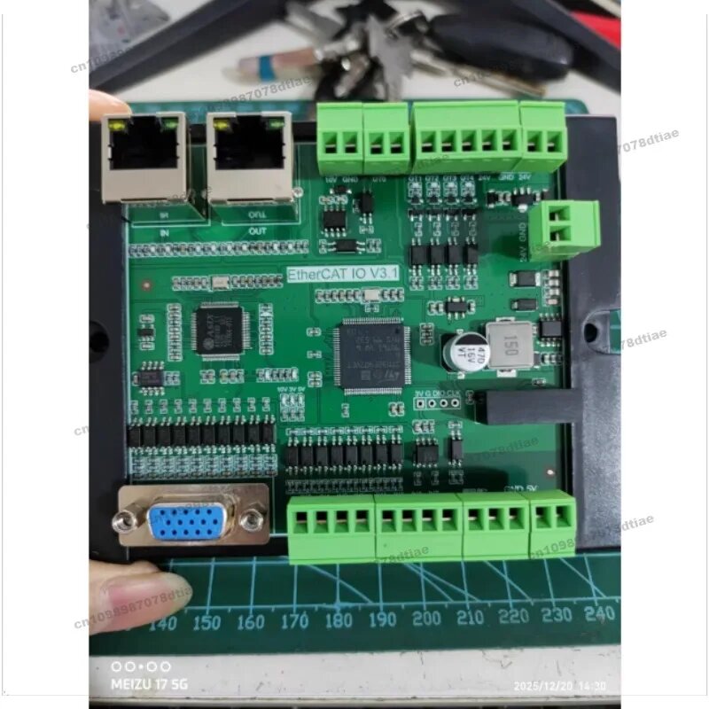 LinuxCNC EtherCAT IO Module STM32 + AX58100 — фото 1