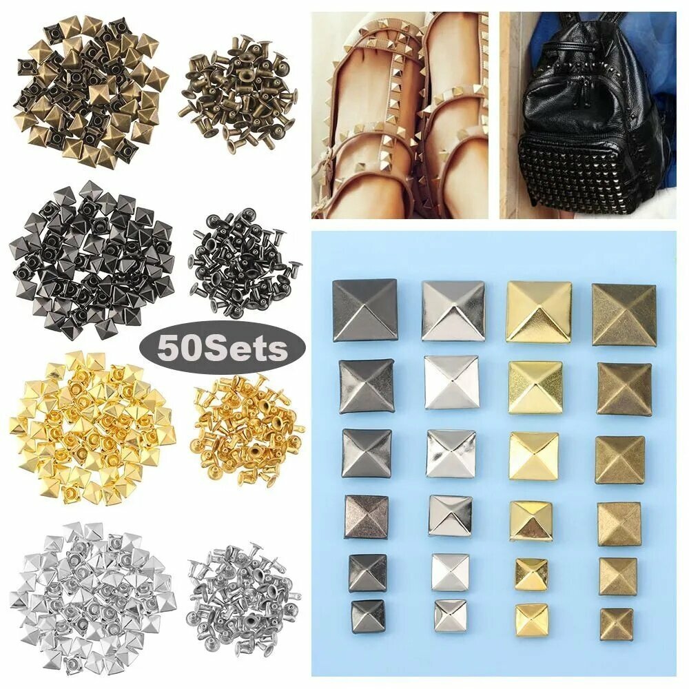 50Sets Кнопка ткани — фото 1