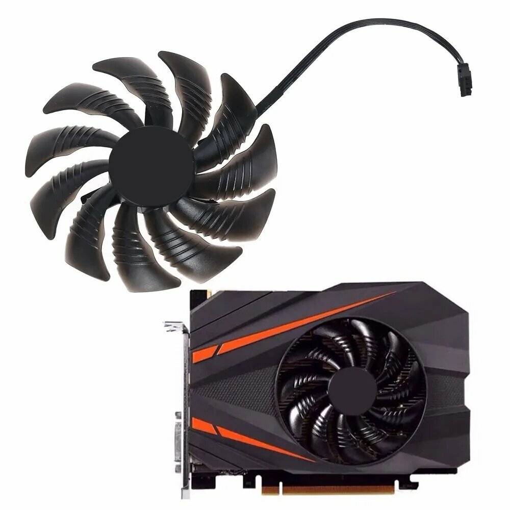 Вентилятор охлаждения 12В для видеокарты Gigabyte GTX 1080 Mini