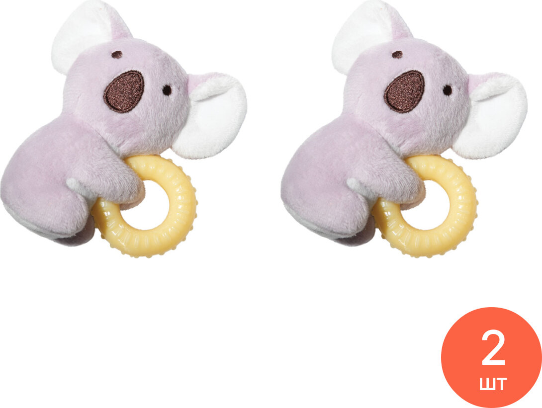 Игрушка для собак Triol / Триол Mini Dogs Коала с пищалкой, мягкая, размер 9см / зоотовары для животных (комплект из 2 шт)