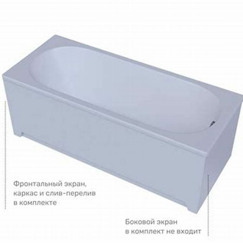 Экран НЬЮ-форм 170, фронтальный, акрил