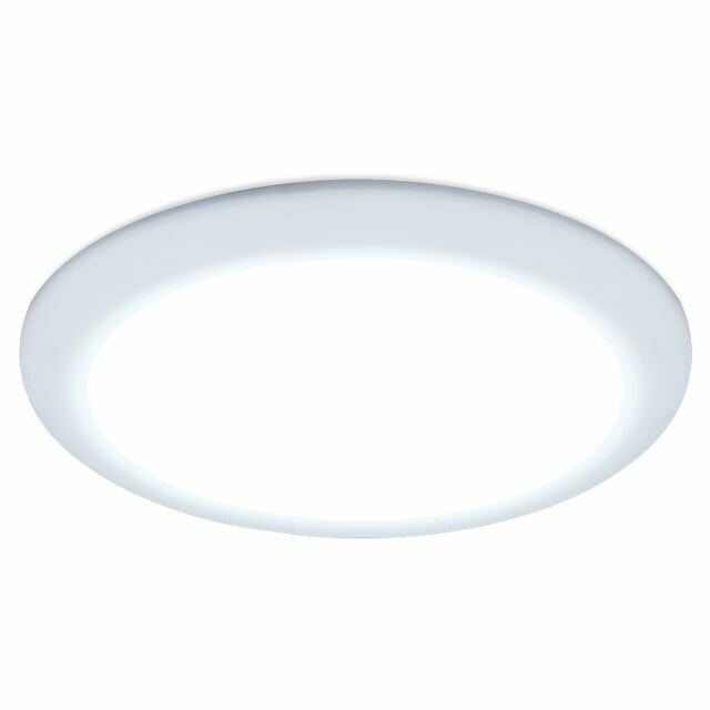Светильник встраиваемый Ambrella light Downlight, LED, 18Вт+6Вт, 6400K/3000K, 3 режима света, круг, белый