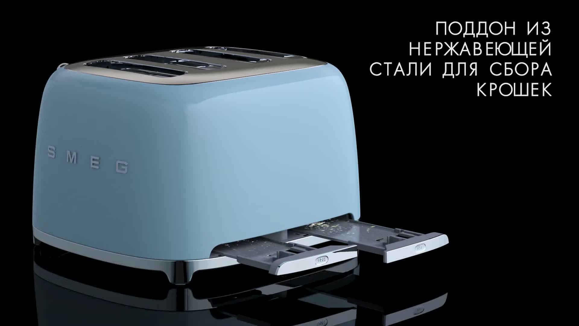 Тостер Smeg TSF02WHEU — фото 1