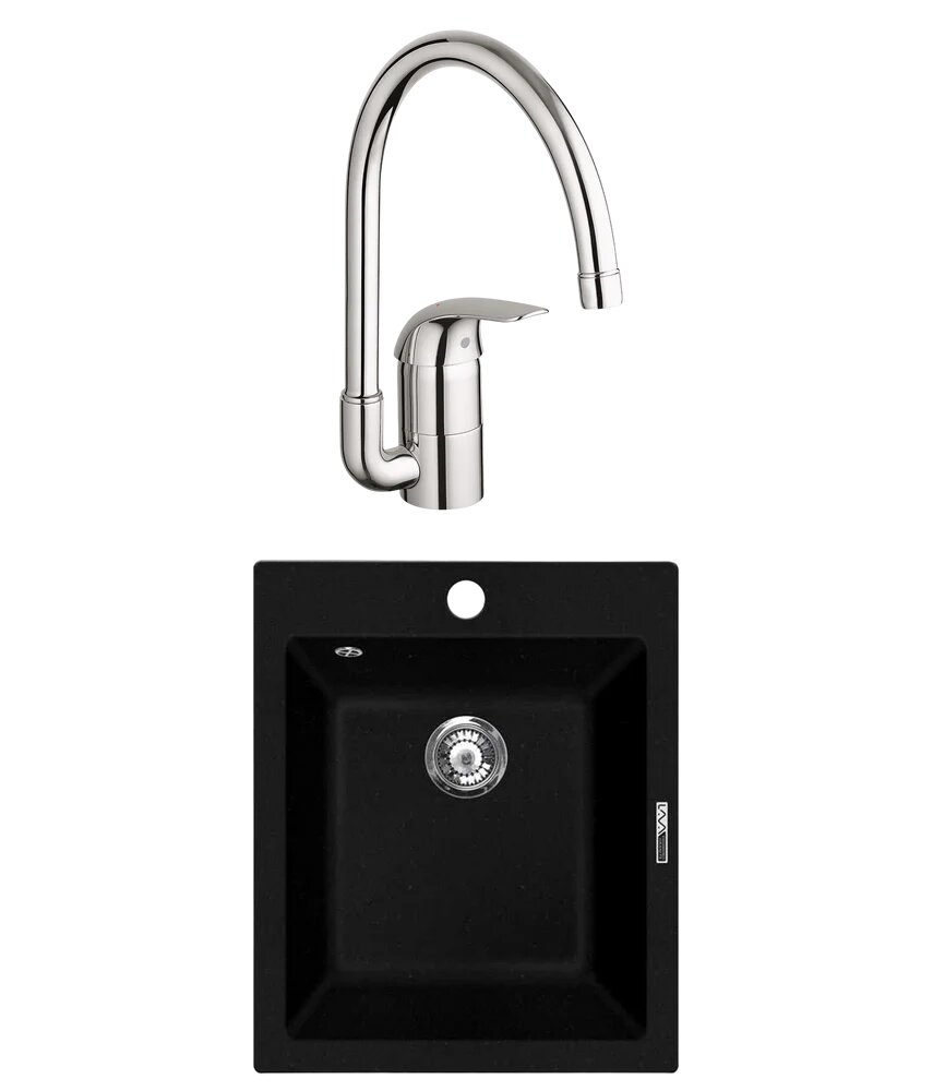 Комплект Мойка Lava Q3. LAV / Смеситель Grohe Euroeco
