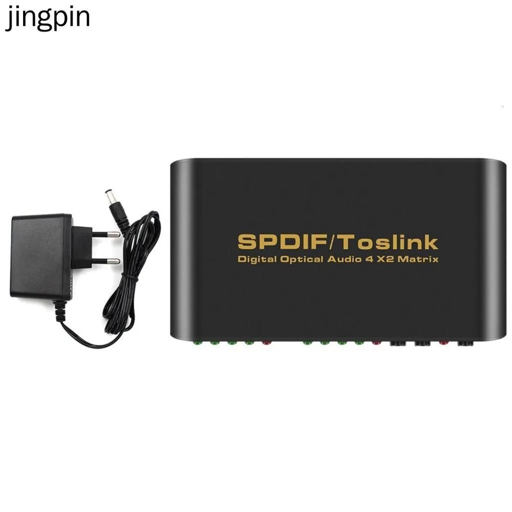 Цифровой оптический аудиокоммутатор 4x2 SPDIF, - Европейские правила