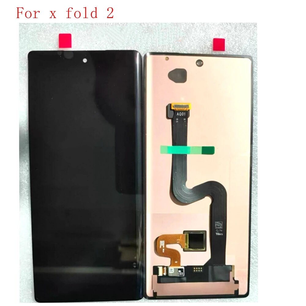 Передний AMOLED-экран для Vivo X Fold 2, ЖК-дисплей, сенсорное стекло, дигитайзер X Fold2 V2266A