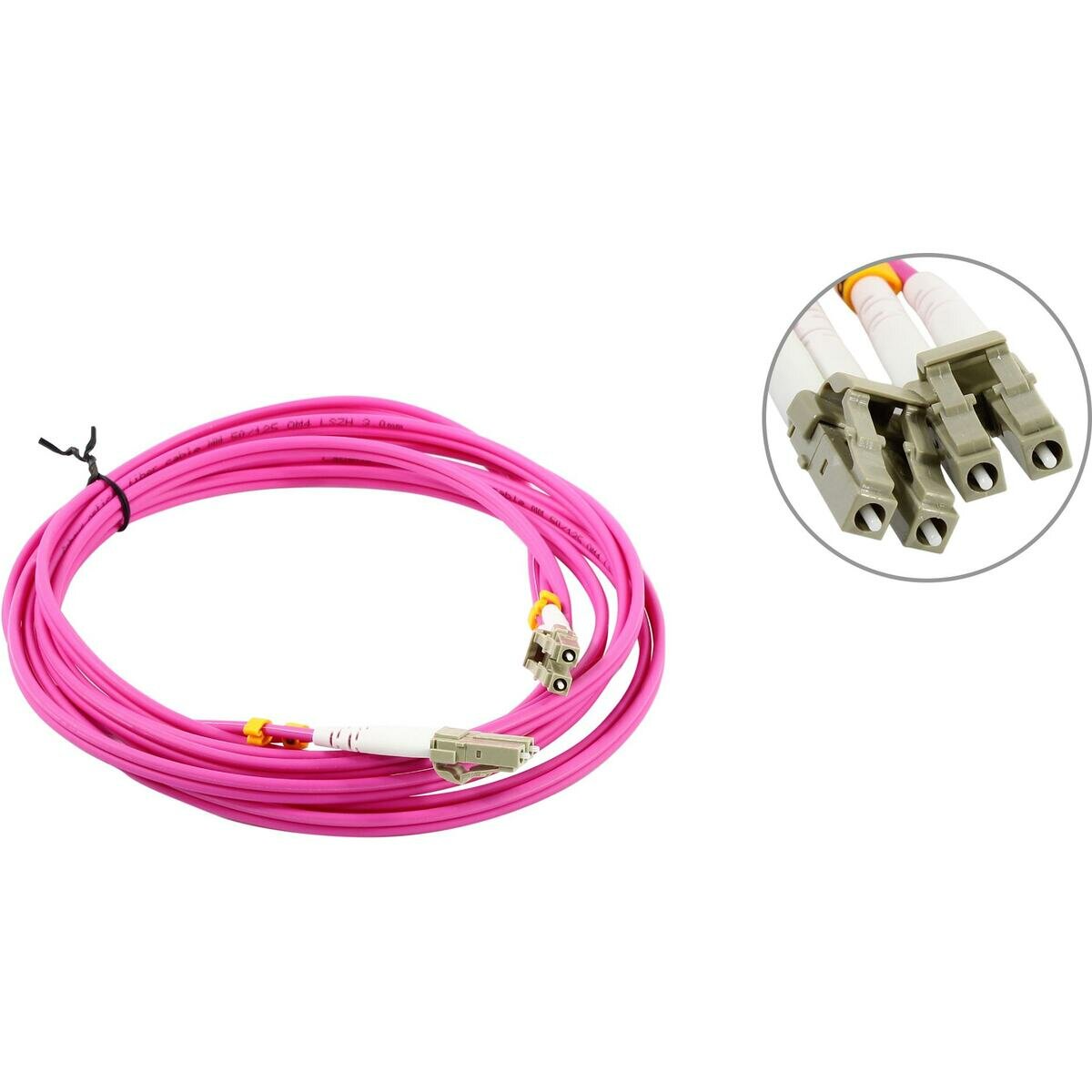 Cabeus Patch cord во, LC-LC, duplex, MM 50/125 3м <9103c>