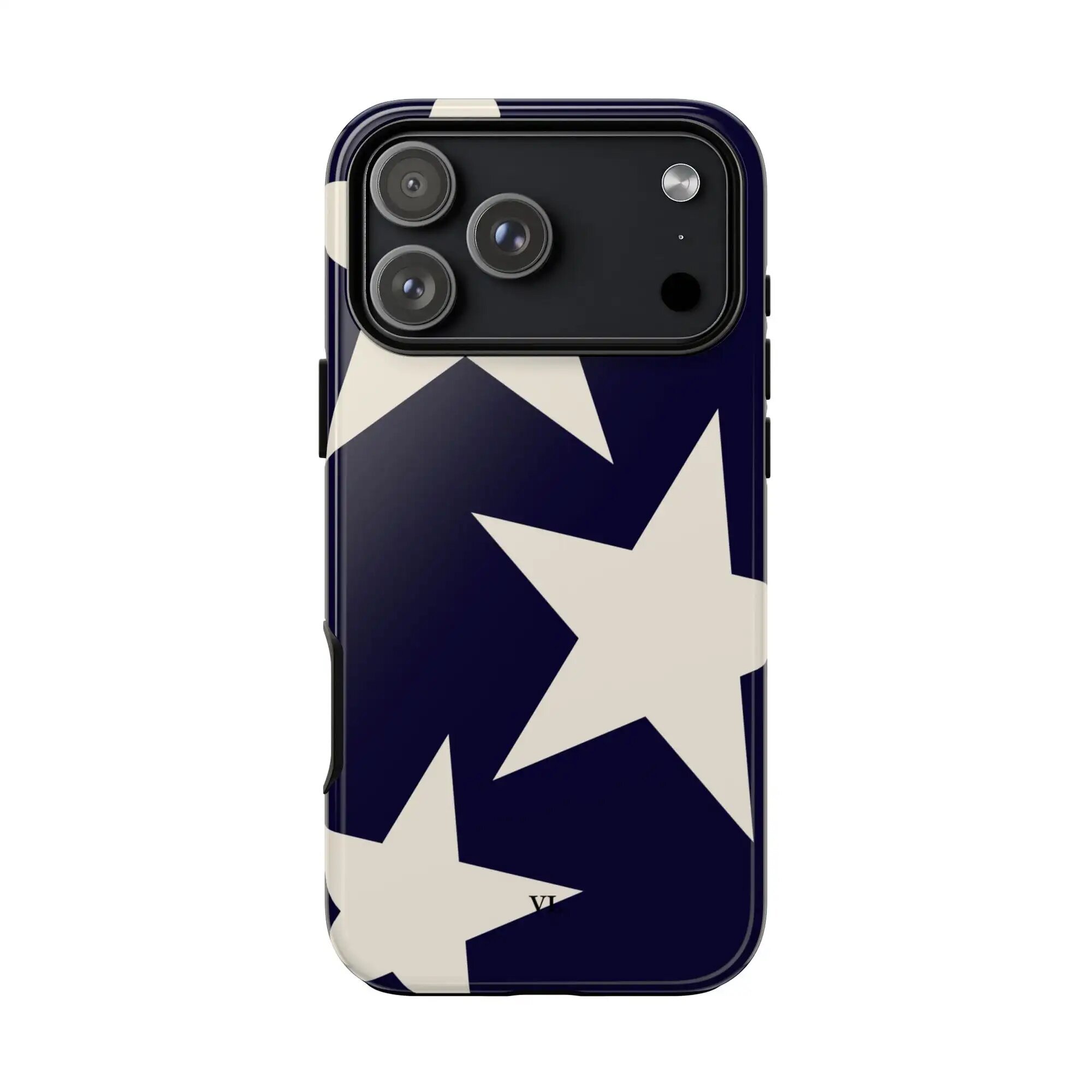 Роскошный чехол Clmj Shining Star для iPhone 17, Темно-синий, FLR-417FLR260506105, iPhone 15 ProMax