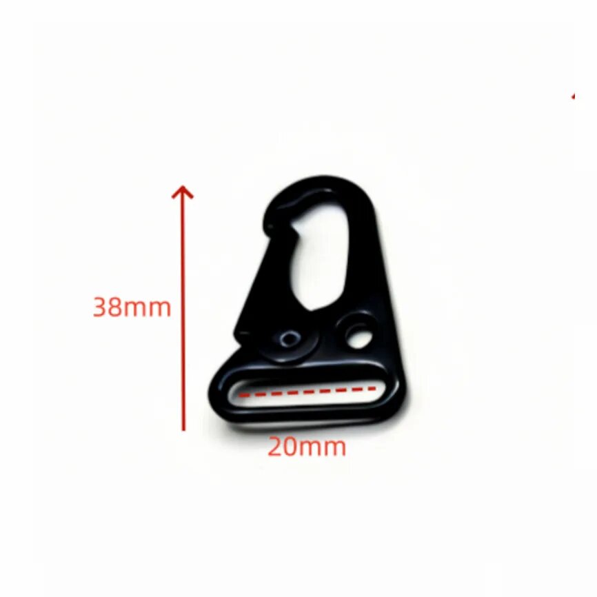 Металлические карабины с защелкой-крюком для подвешивания 20 Pcs per pack, Inner width 20mm