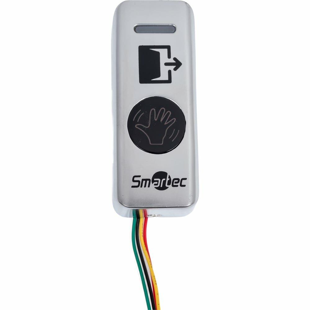 Кнопка ИК-бесконтактная Smartec ST-EX341LW металлическая, накладная, 2-х цветный СИД индикатор, НЗ/НР контакты, IP68 smkd0654
