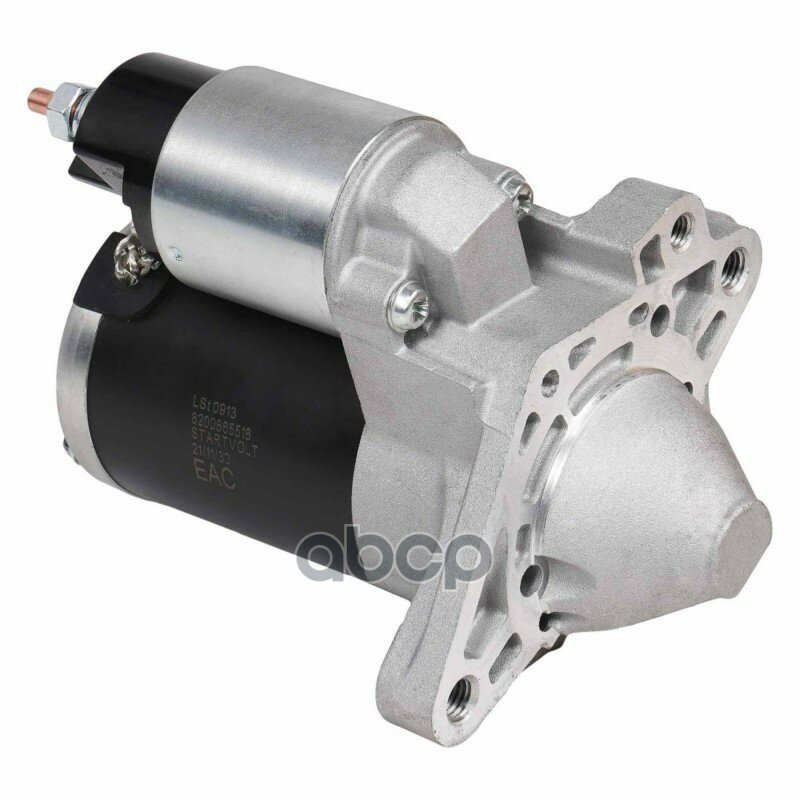 LSt 0913 STARTVOLT Стартер для а/м Renault Duster (10-)/Scenic II (05-)/Scenic III (09-) 1.6i 0,9кВт STARTVOLT арт. LST0913