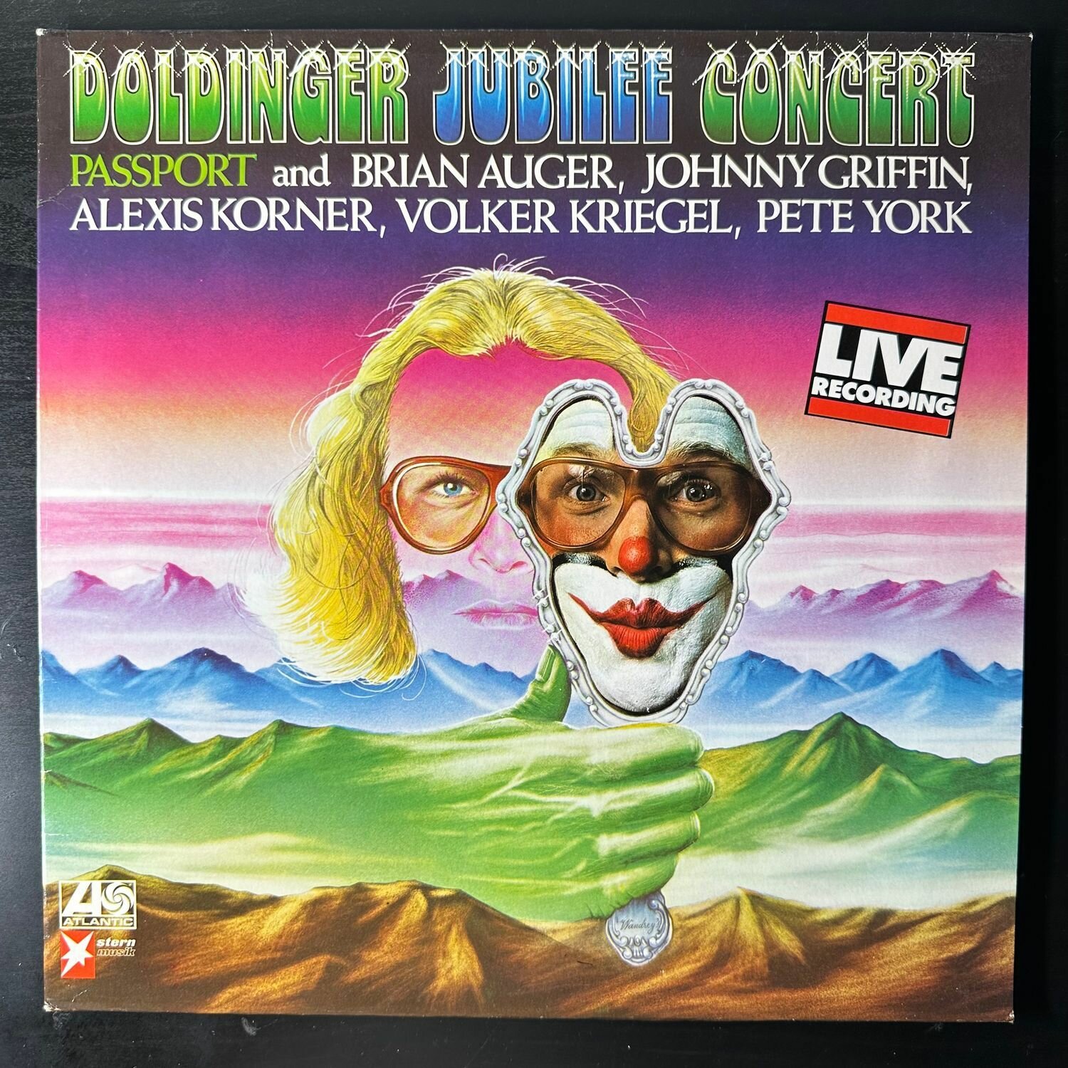 Виниловая пластинка Passport And Brian Auger, Johnny Griffin, Alexis Korner, Volker Kriegel, Pete York - Doldinger Jubilee Concert (Германия 1974г.)