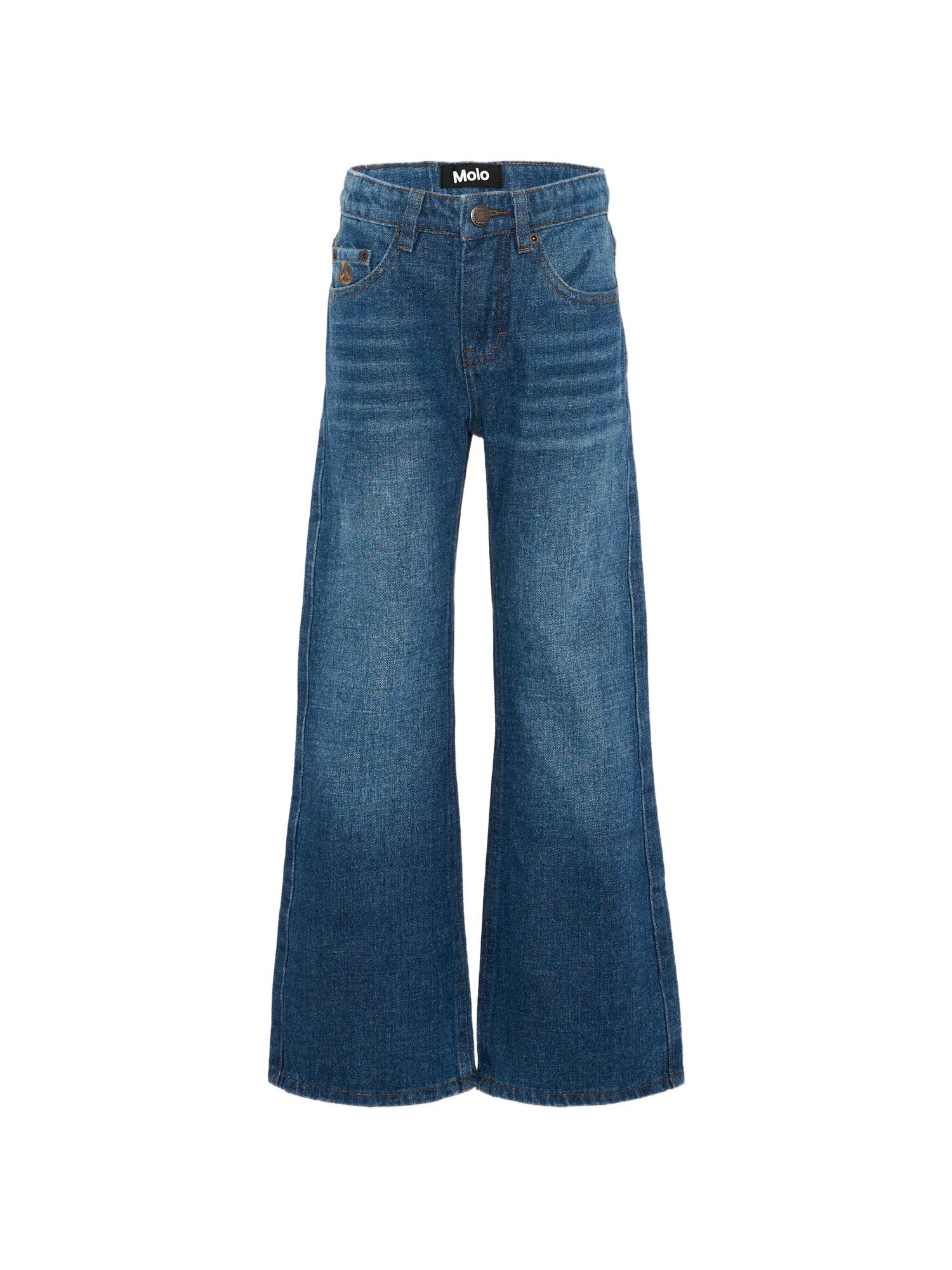 Джинсы Alban faded wide-leg jeans