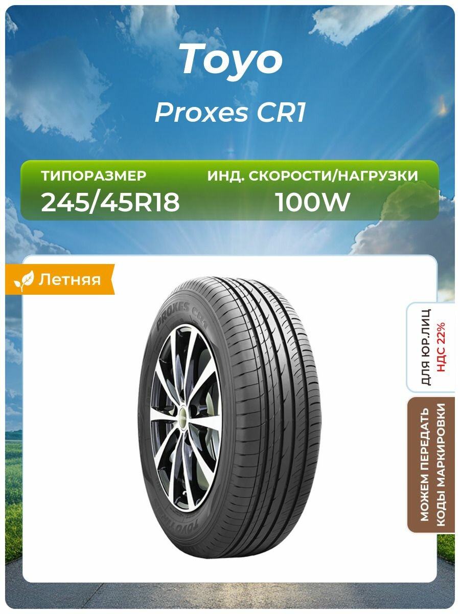 Шина Toyo Proxes CR1