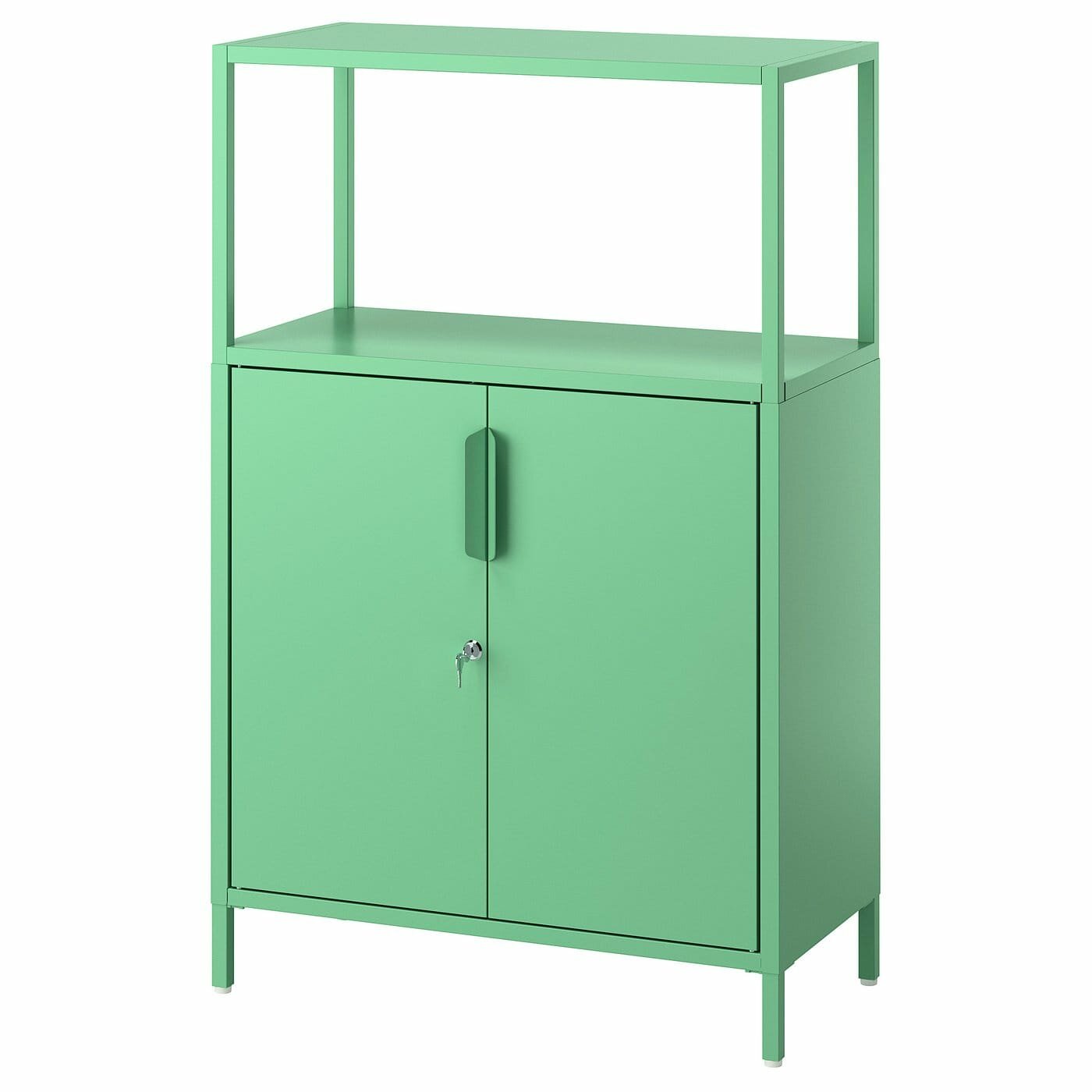 Шкаф IKEA TROTTEN, светло-зеленый, 70x35x110 см 806.239.62