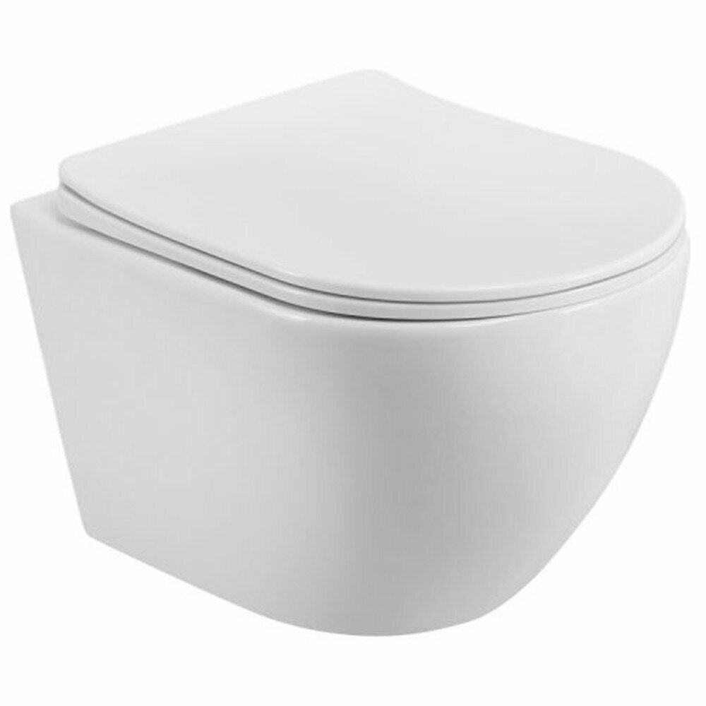 Унитаз подвесной BelBagno Marino-tor BB7026CH-TOR/SC безободковый торнадо