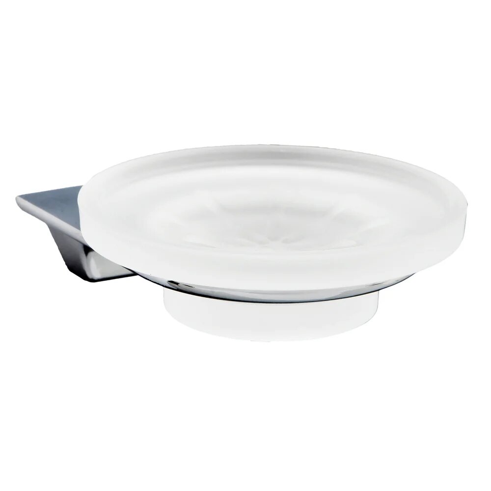 Мыльница Wasserkraft Kammel K-8329 настенная, стеклянная, круглая, хром
