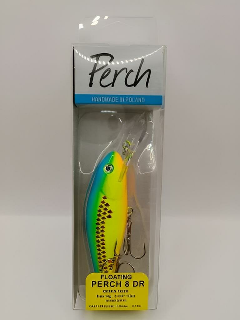 Плавающий воблер Salmo PERCH DR 8: 80мм, 14г для троллинга и кастинга