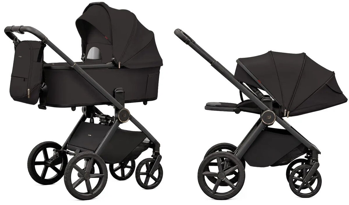 Коляска 2 в 1 Carrello Ultimo F Sable Black складная люлька прогулочная с рождения до трех лет