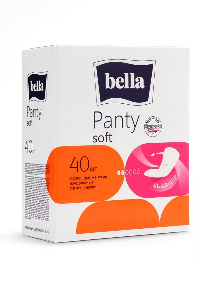 Прокладки ежедневные Bella, Panty Soft, 40 шт
