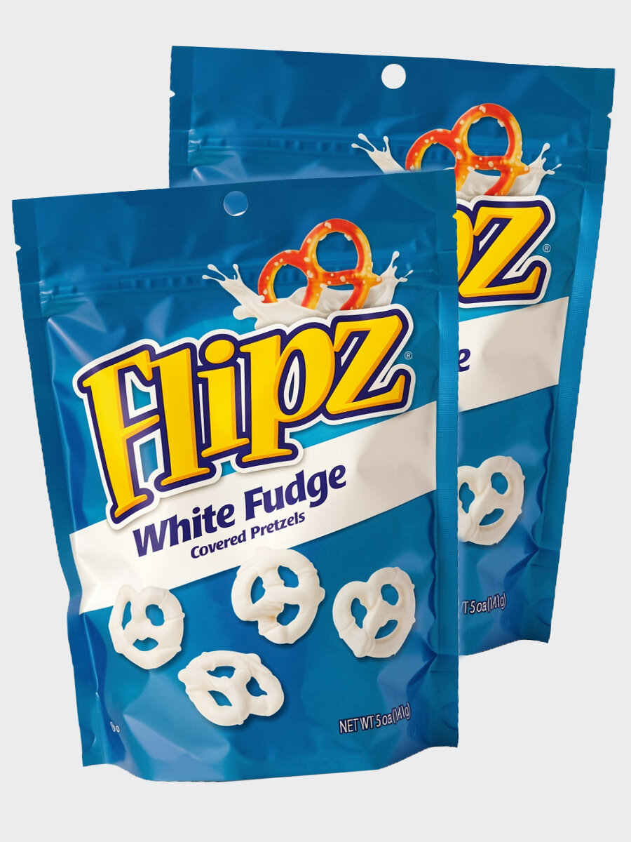 Крендели из США "FLIPZ" (в белом шоколаде), 2уп по 141g