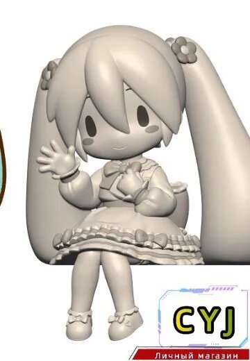 SEGA Аниме фигура/MIKU Fuwa Petit PM Chokonose Figure Cute dress Vol.3/CYJ