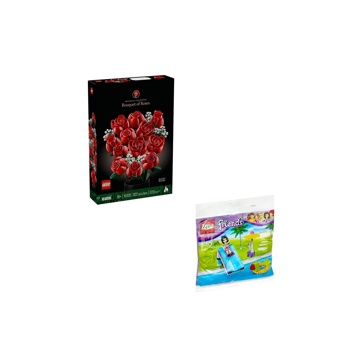 LEGO Icons Floral Collection Розовый Букет Сборный конструктор 822 шт. 10328 1