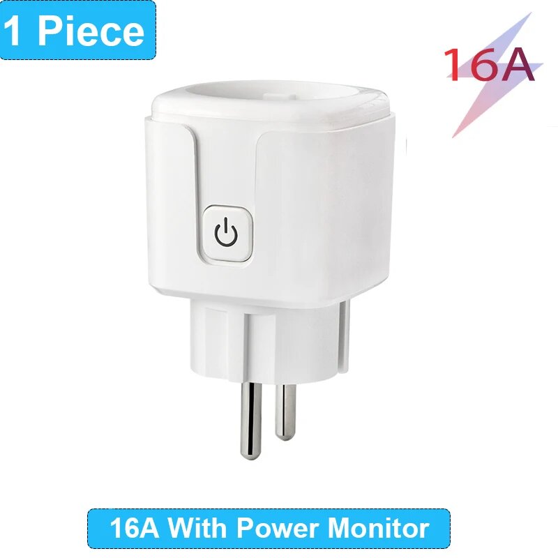 Умная розетка KCOOJO Wi-Fi 16A, 1 шт.