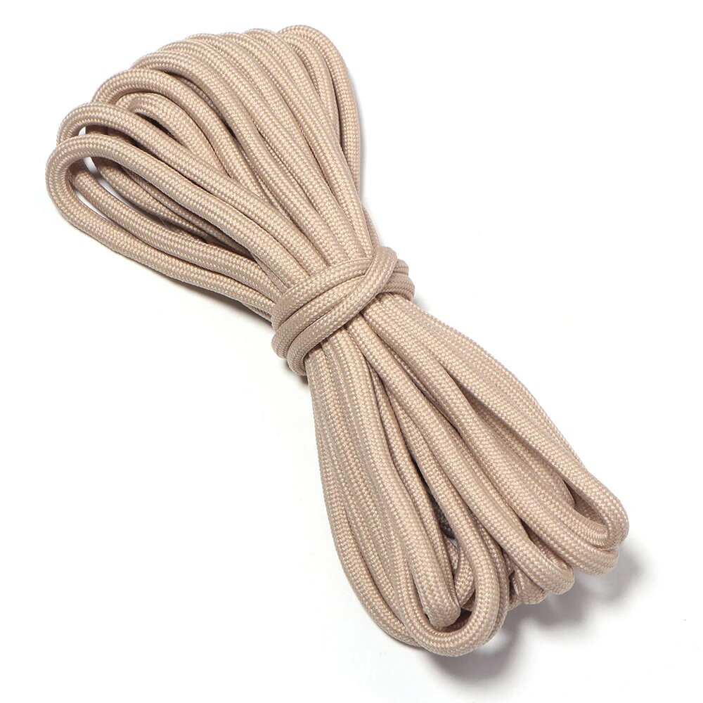 Паракорд бежевый Light Brown 5 мм, 5 ярдов