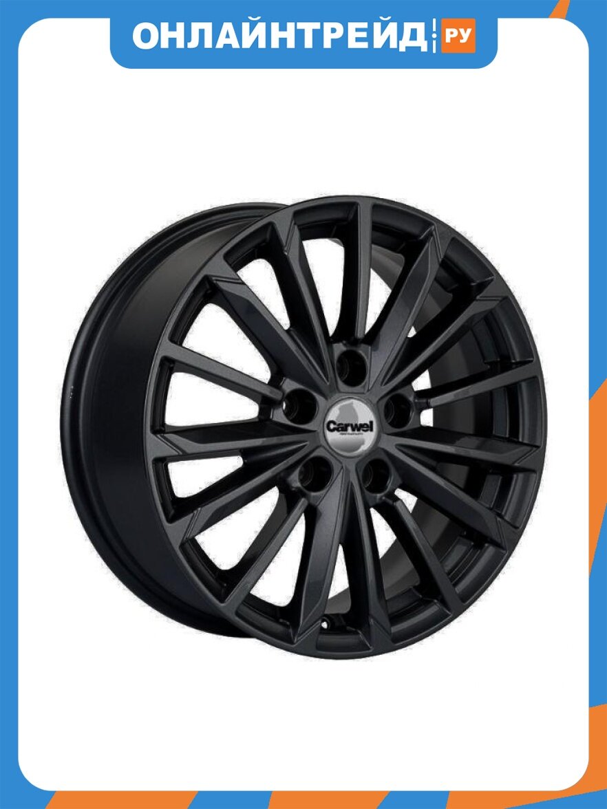 Диск Carwel Тевриз 1611 (Geely Coolray) 6.5x16 5/114.3 ET45 D54.1 BL (Арт.116080)