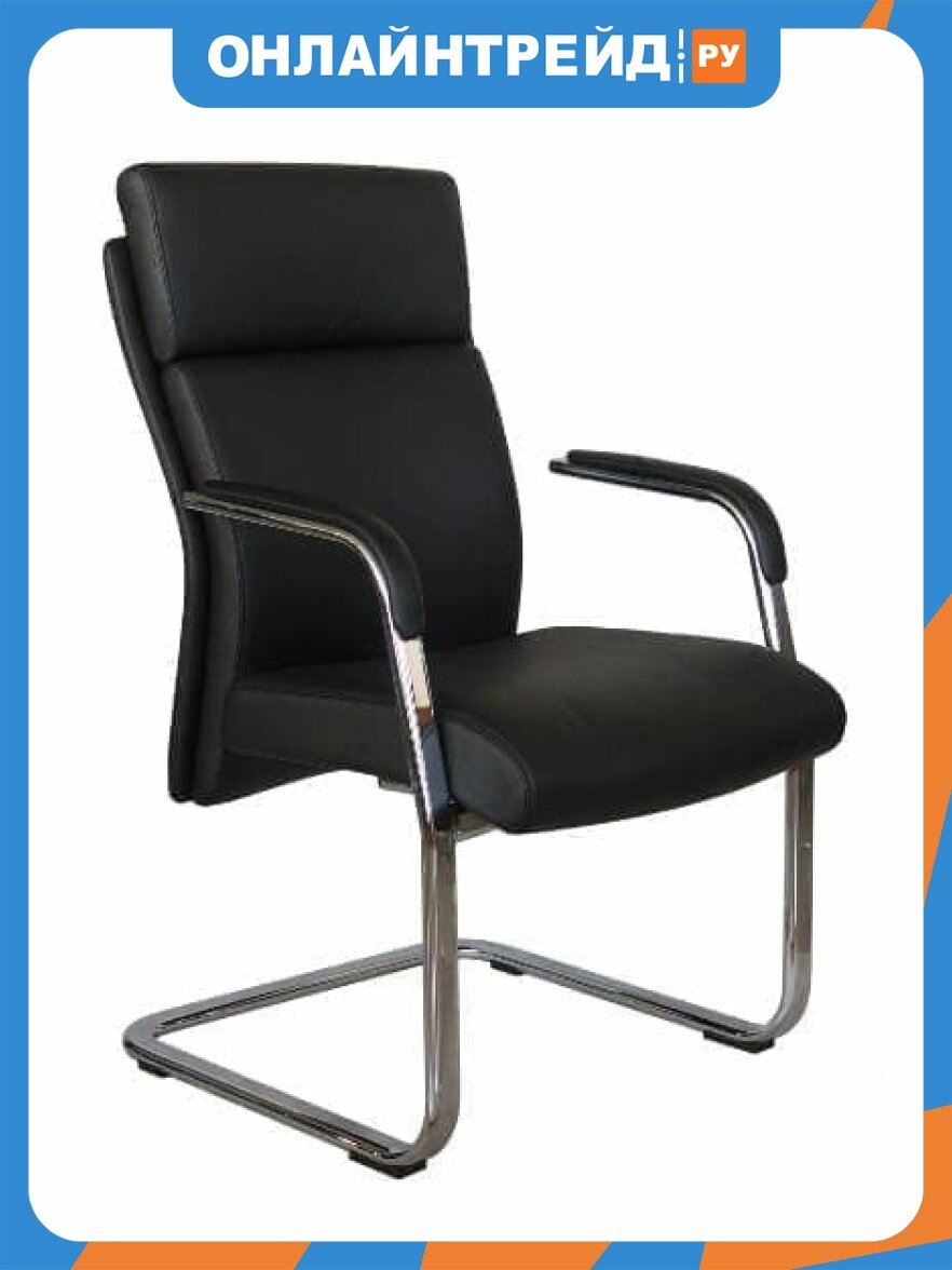 Кресло руководителя Riva Design RIVA CHAIR RCH С1511 нат. кожа черный (А8)
