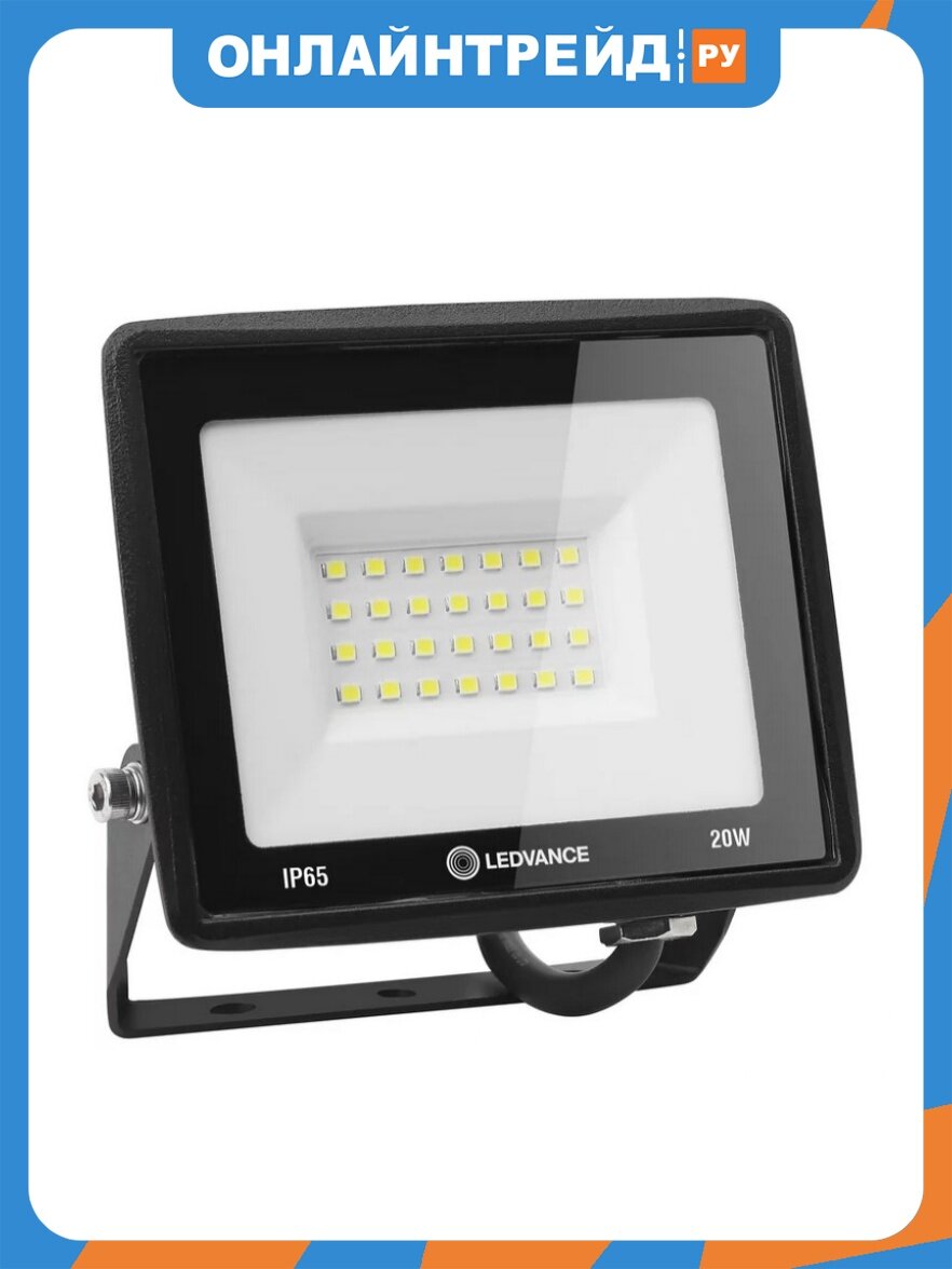 Прожектор Ledvance-osram LEDVANCE FL ECO 20W/4000K 230V IP65 2000Lm 110° 125x126x25mm RU