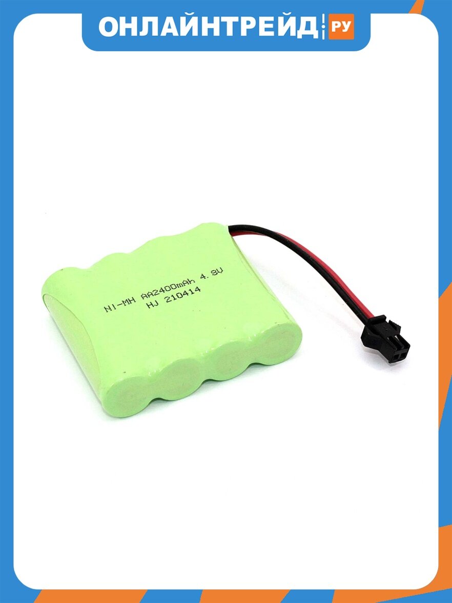 Аккумулятор VB Parts Ni-Mh 4.8V 2400 mAh AA Flatpack разъем SM