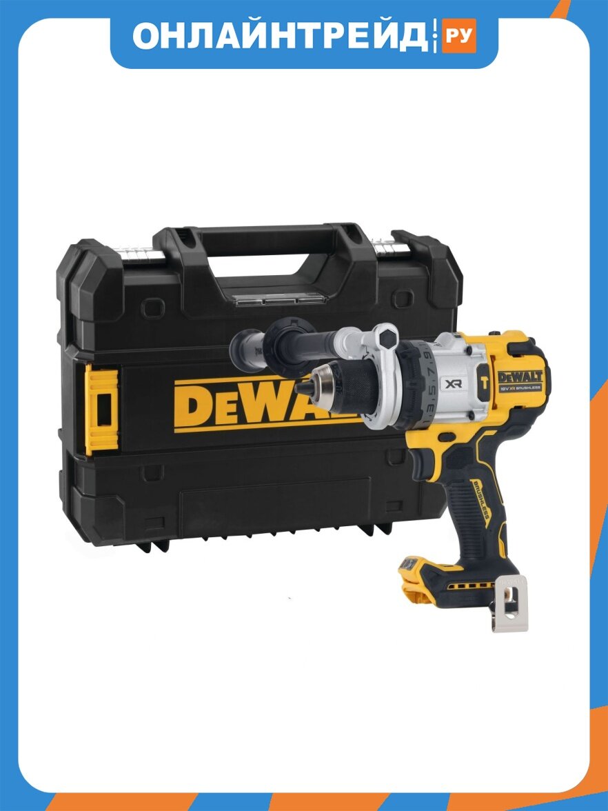 Дрель-шуруповерт аккумуляторная Dewalt DCD1007NT, без АКБ и ЗУ
