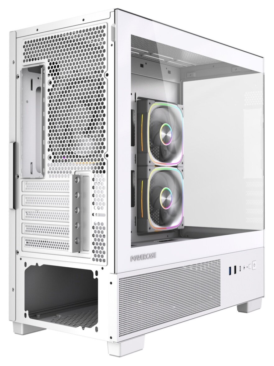 Корпус Powercase Vision Micro S3W, белый (CVMMSW-A3) — фото 1