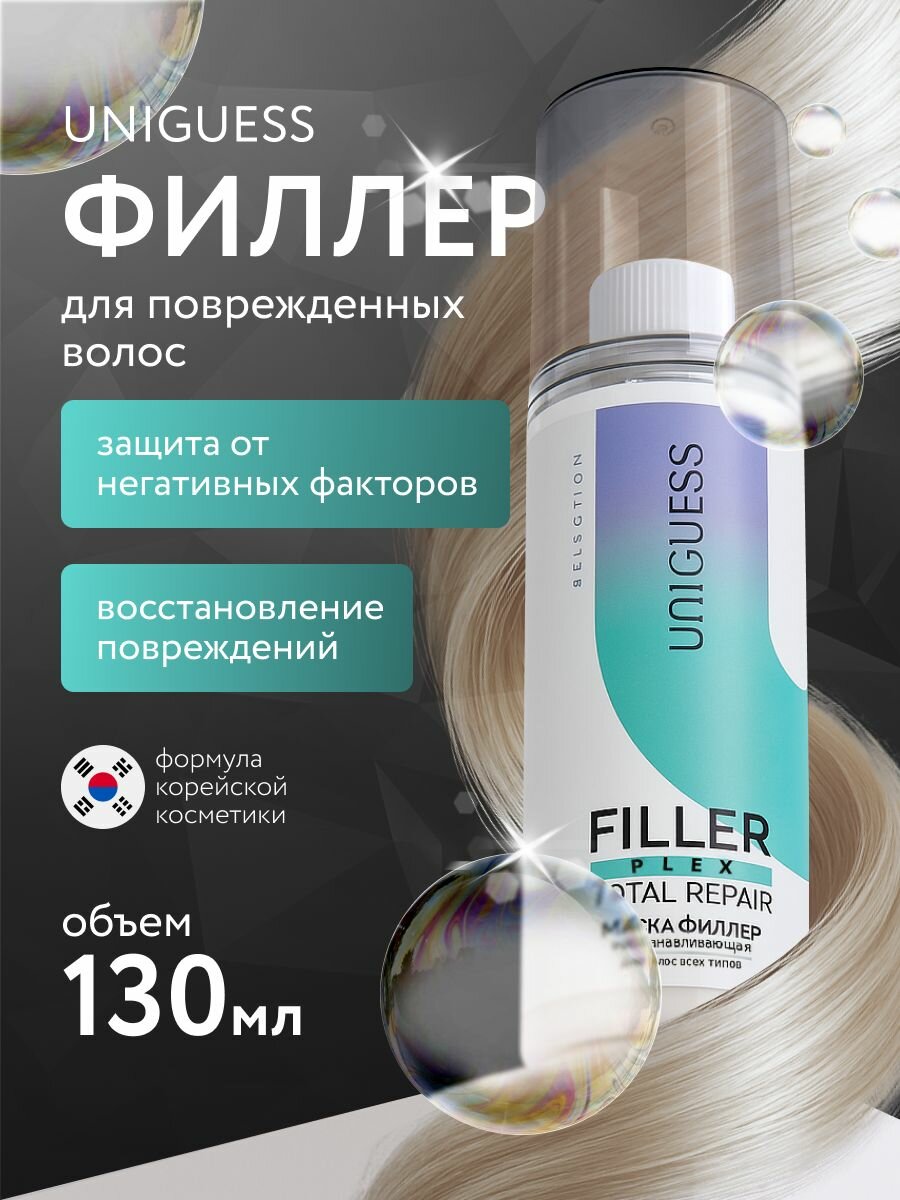 Филлер маска для волос FILLER PLEX TOTAL REPAIR 130мл.