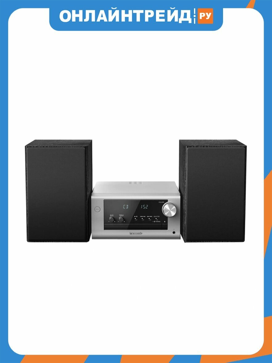 Микросистема Panasonic SC-PM700EE-S, серебристый